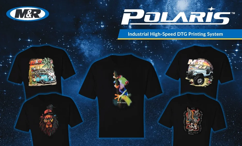 The First M&R Polaris Industrial High-Speed Digital DTG Printer Has ...