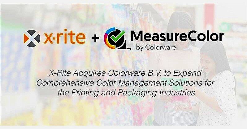 X-Rite Acquires Colorware B.V. ─ Creators Of Measurecolor ─ Expanding ...