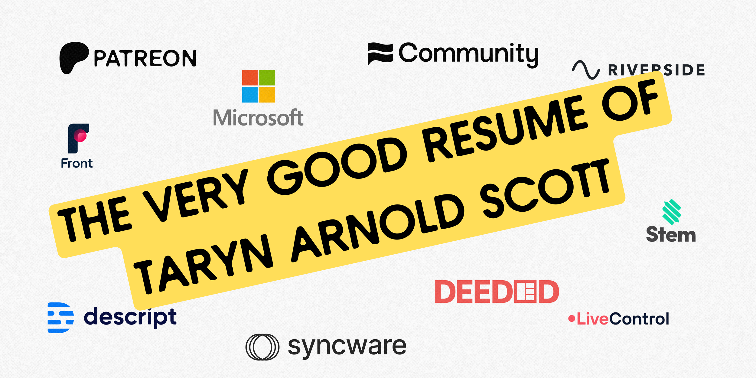 Taryn Arnold's Very Good Resume — hi, i'm taryn