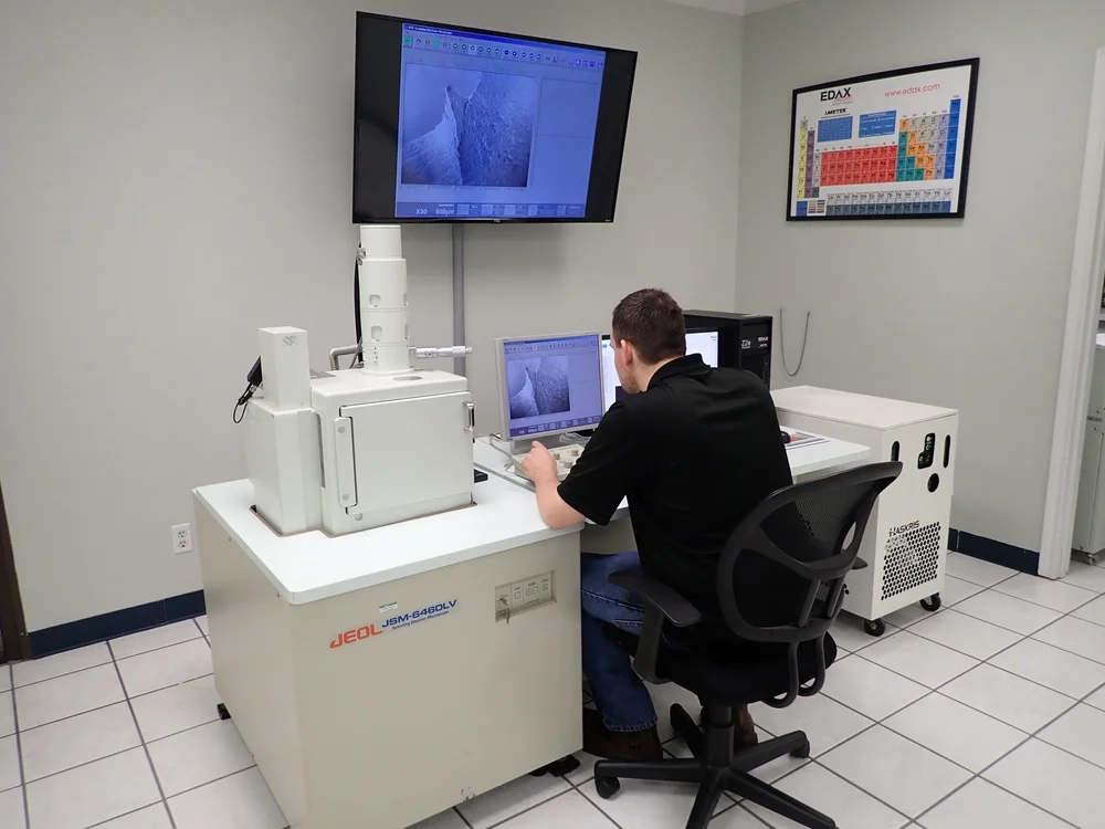 Scanning Electron Microscopy Metallurgical Engineering Services