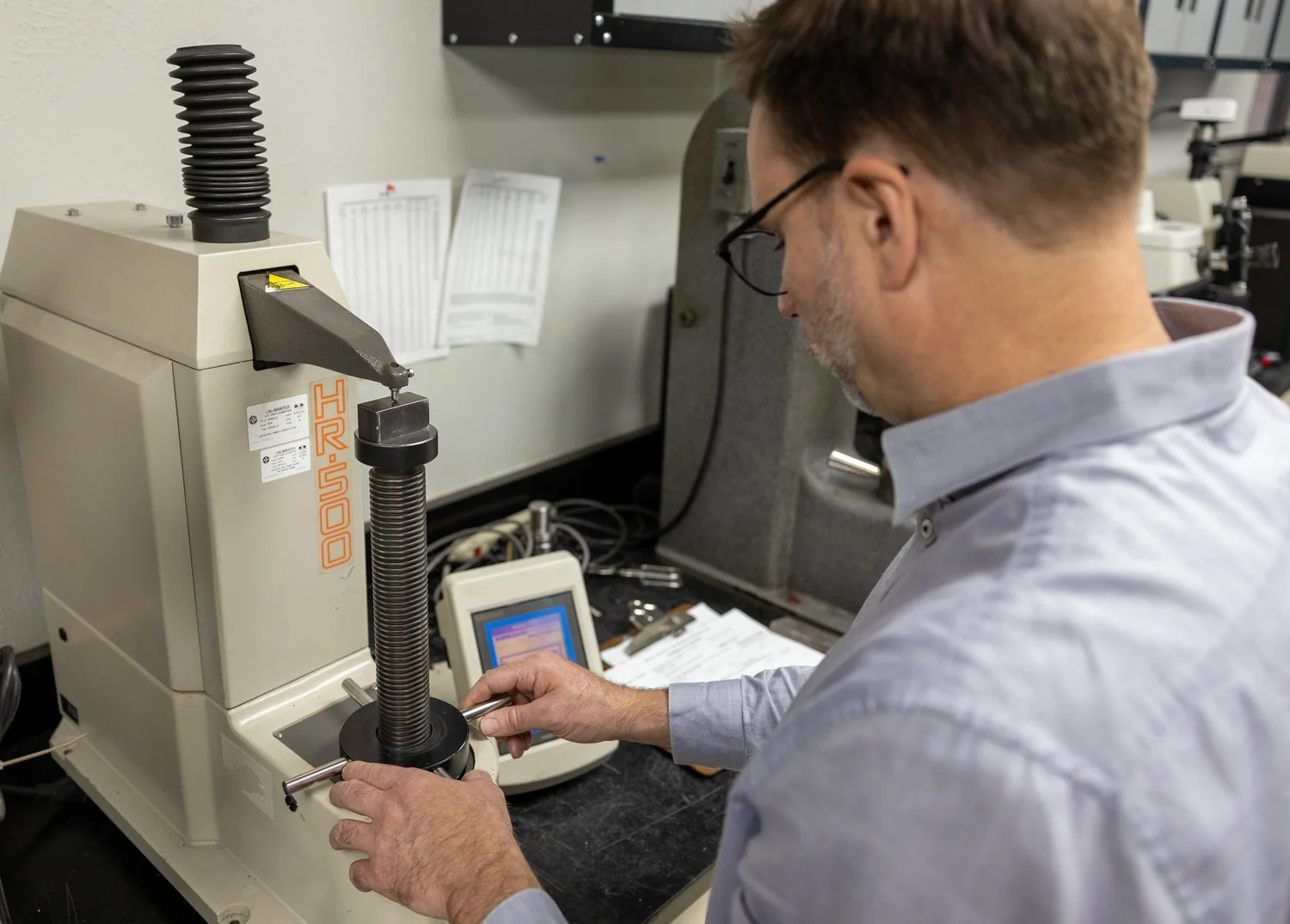 Hardness Testing Lab — Metallurgical Engineering Services