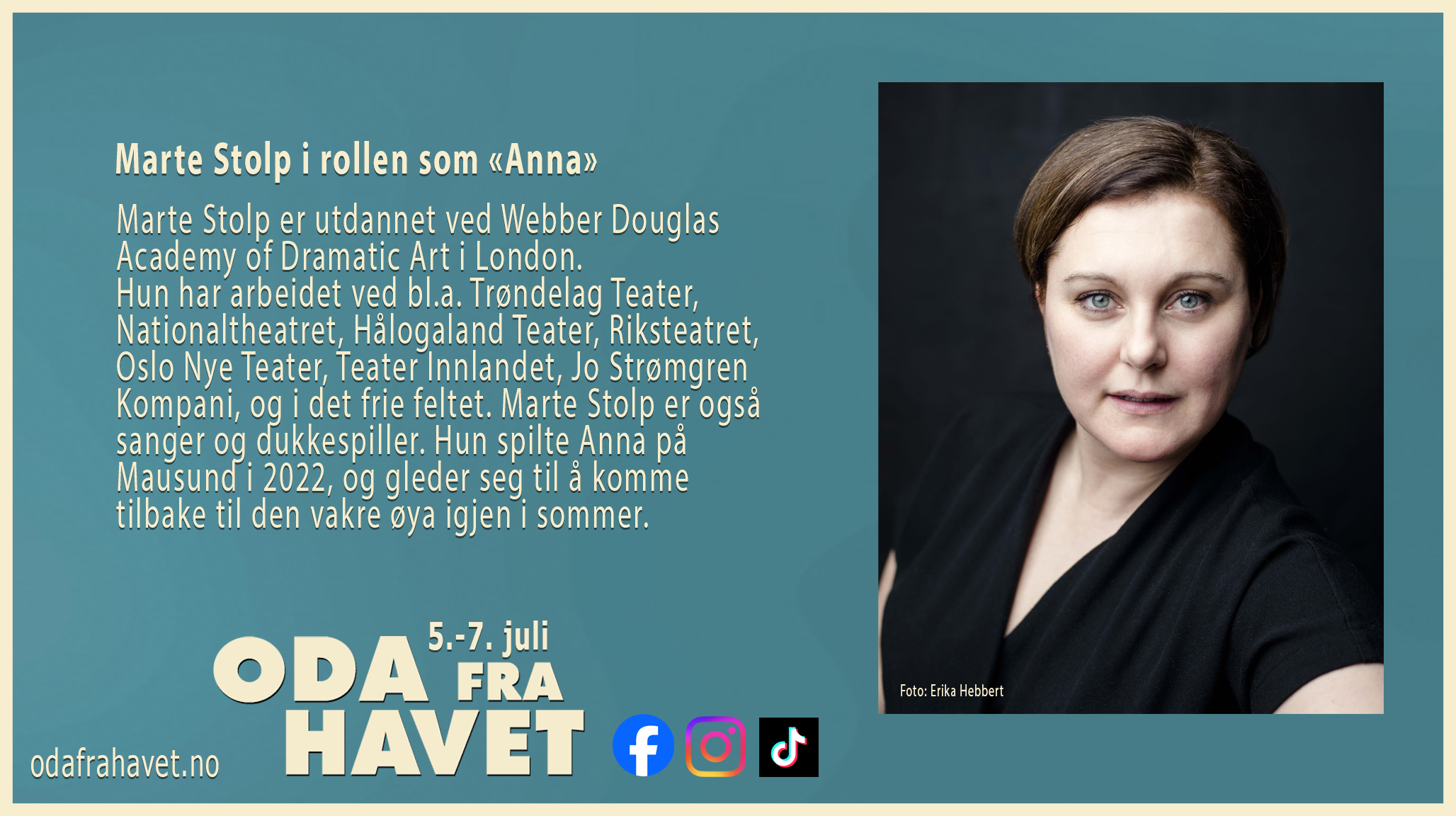 Nettside — Oda Fra Havet