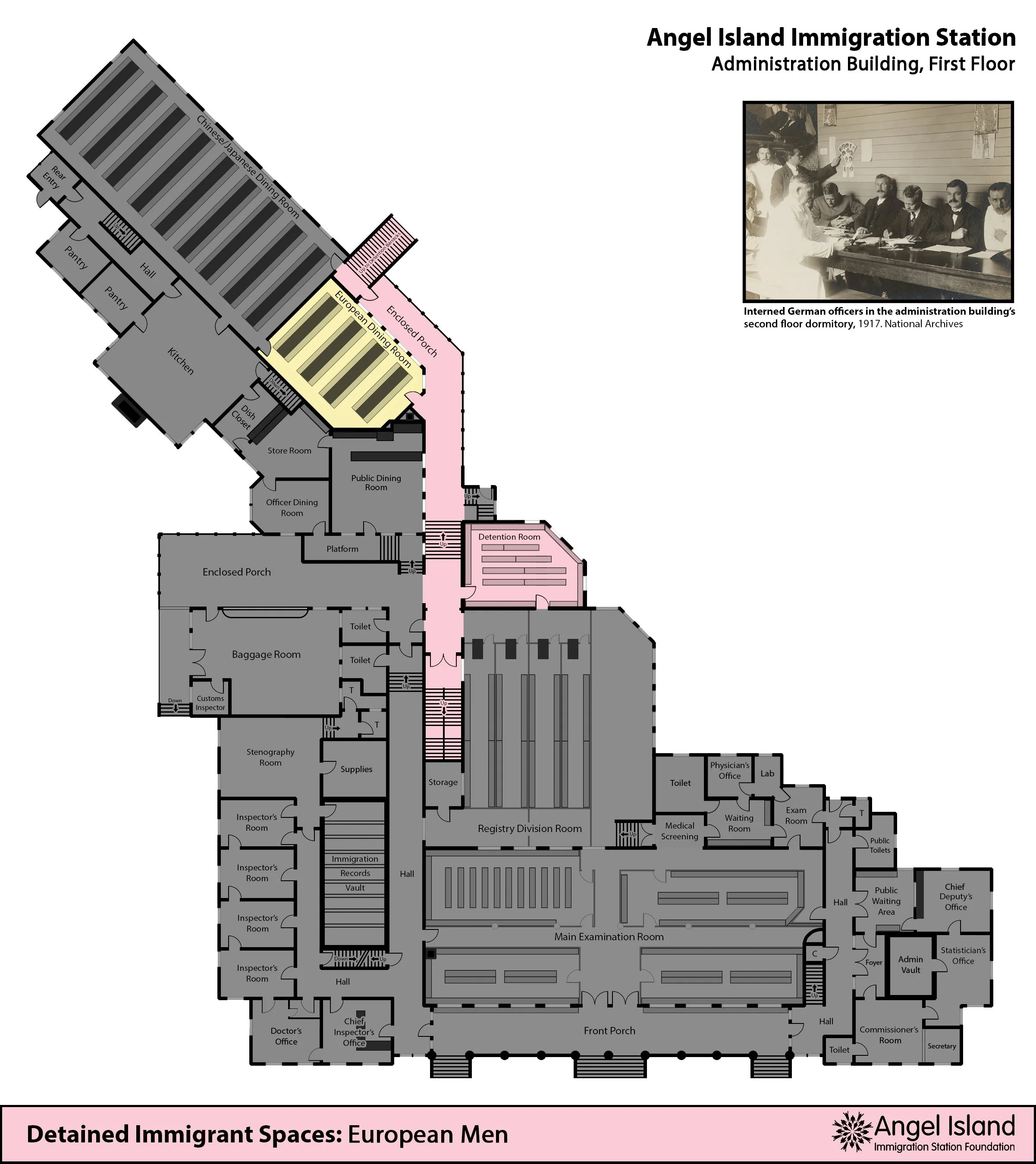 Administration Building | Angel Island Immigration Station - San Francisco
