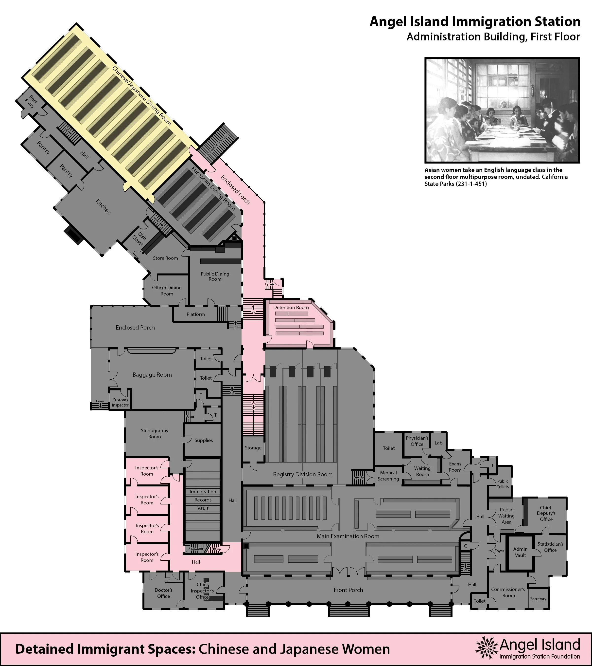 Administration Building | Angel Island Immigration Station - San Francisco