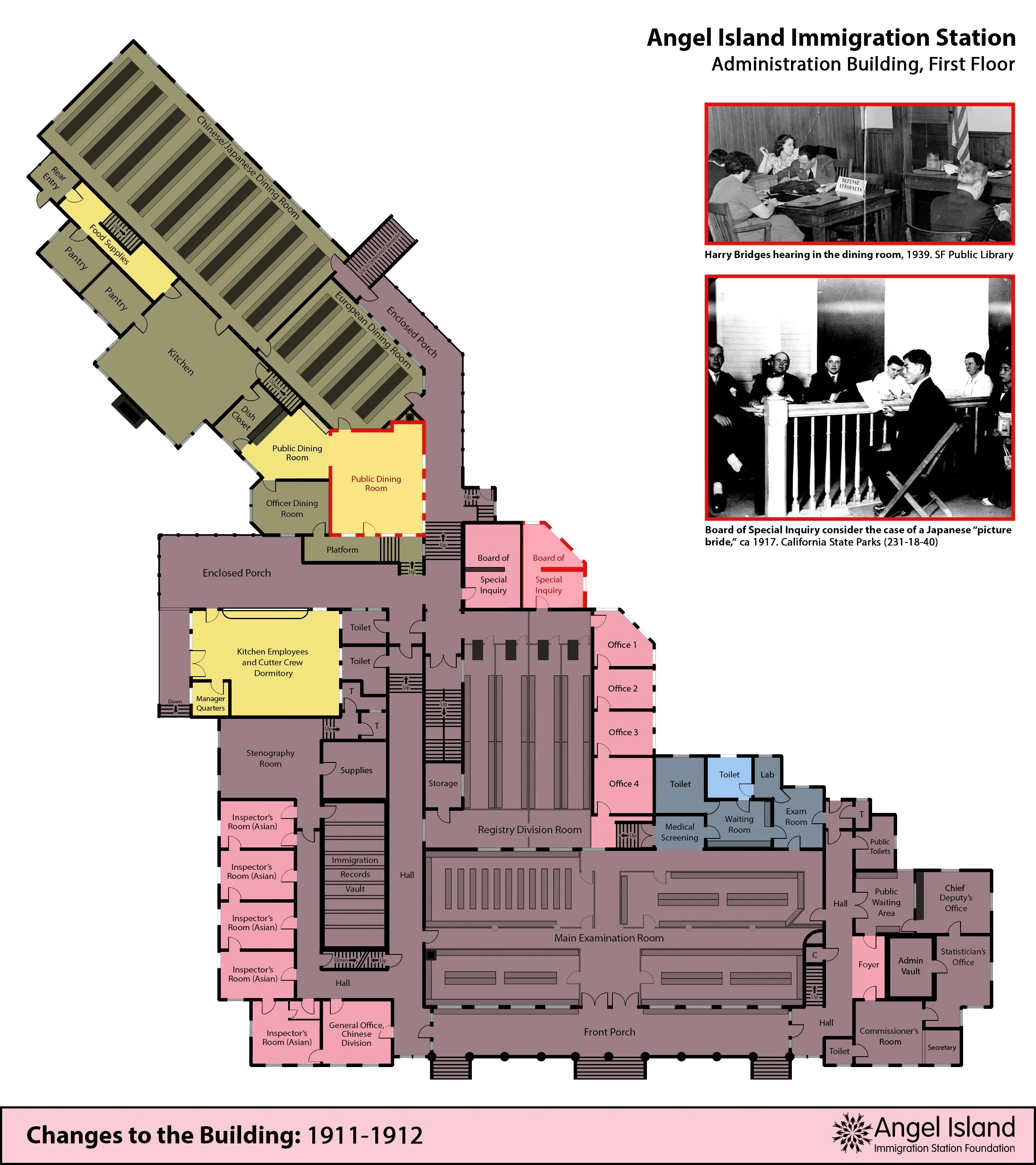 Administration Building | Angel Island Immigration Station - San Francisco