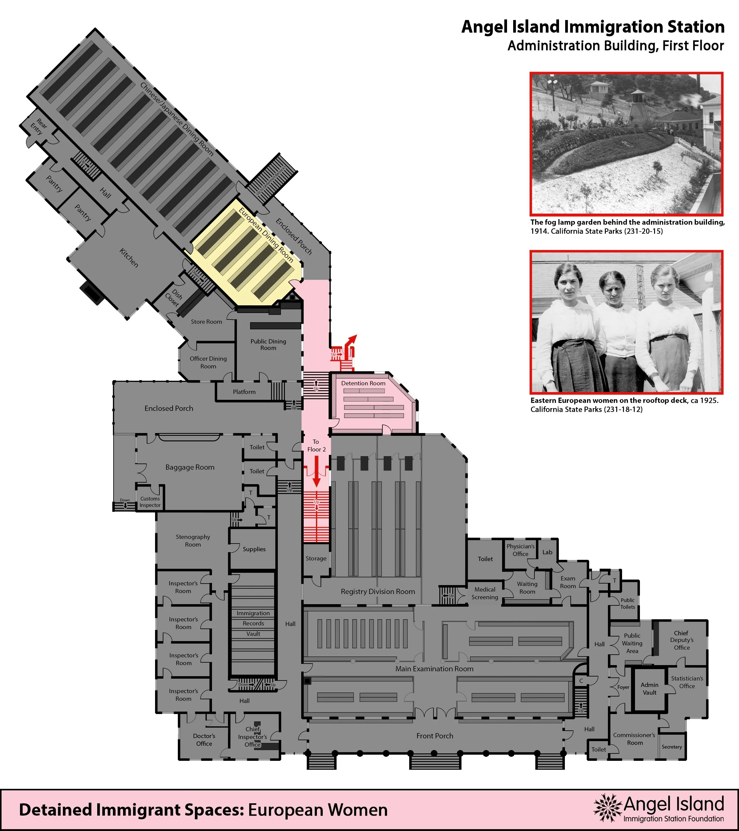 Administration Building | Angel Island Immigration Station - San Francisco