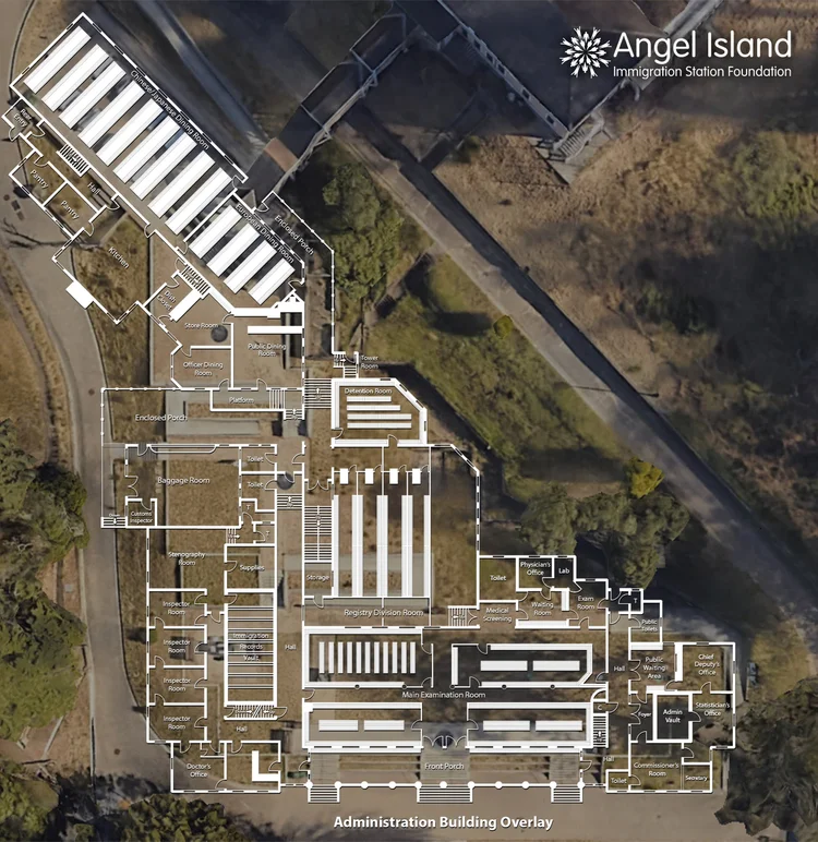 Administration Building | Angel Island Immigration Station - San Francisco