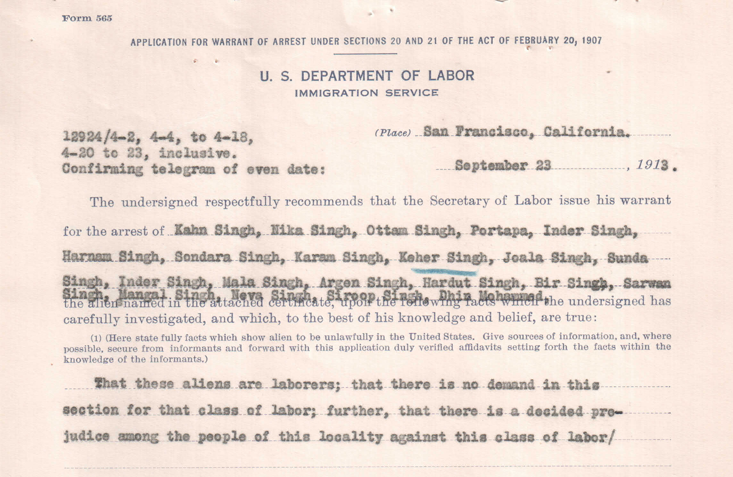 Mosaic - Kehar Singh | Angel Island Immigration Station - San Francisco