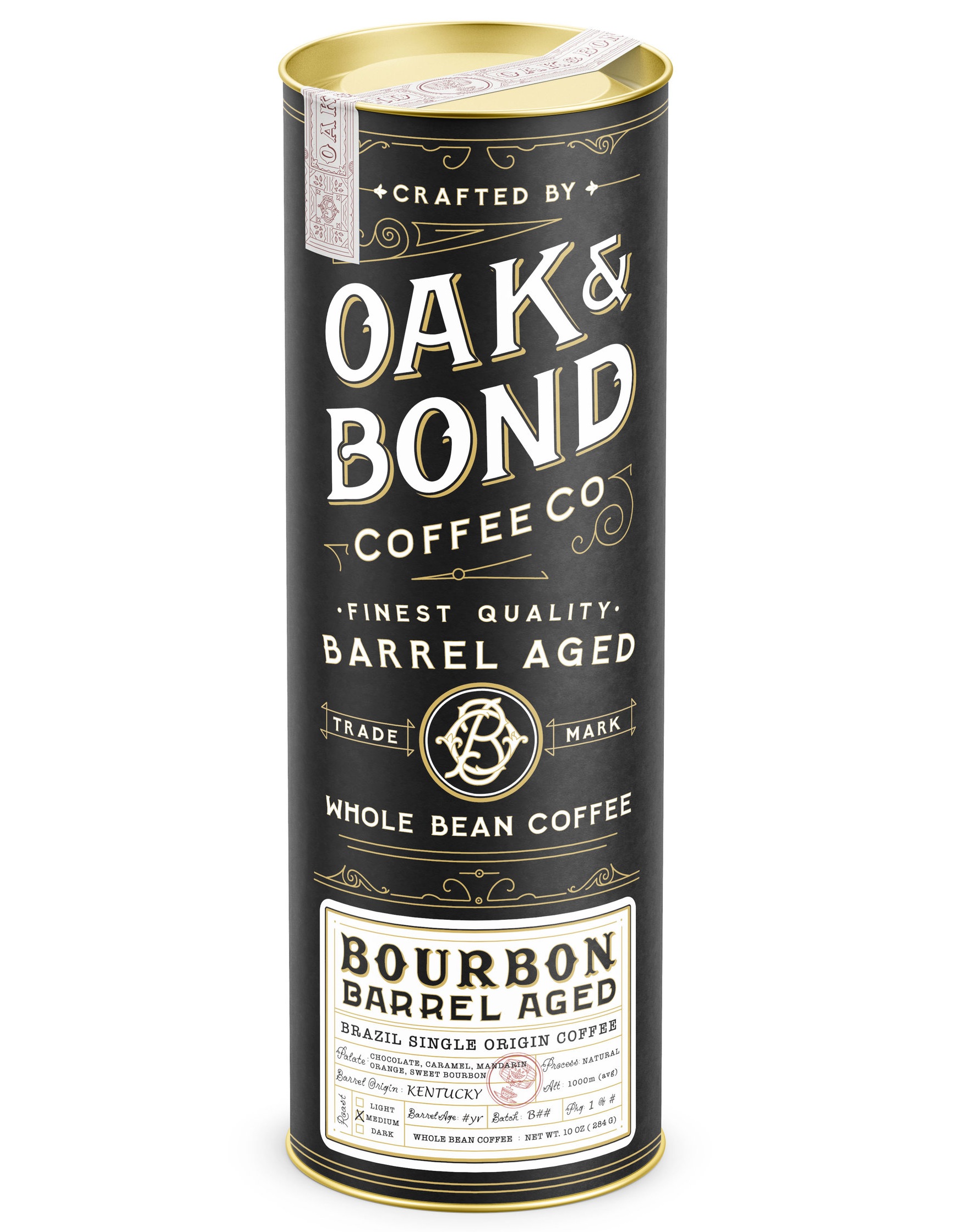 Bourbon Barrel Aged Coffee — Oak & Bond Coffee Co.