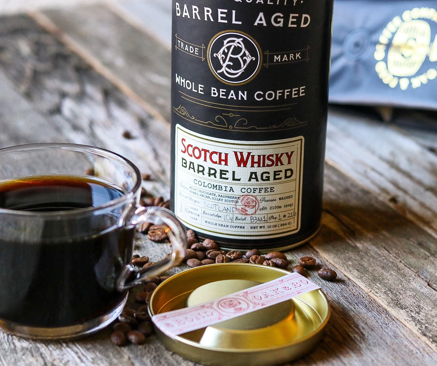 Scotch Whisky Barrel Aged Coffee — Oak & Bond Coffee Co.