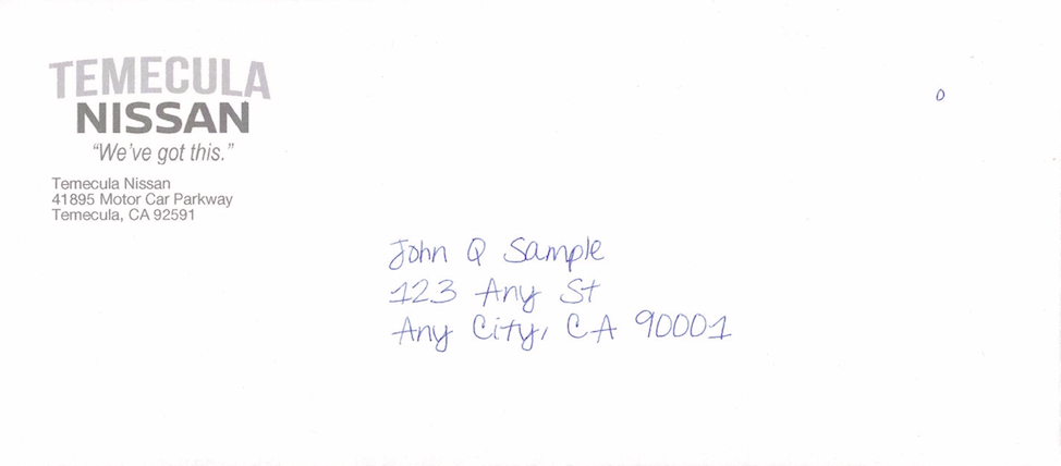 Direct Mail Envelope Samples — Direct Mail, Fulfillment Services ...