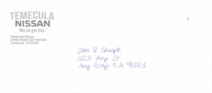 Direct Mail Envelope Samples — Direct Mail, Fulfillment Services ...