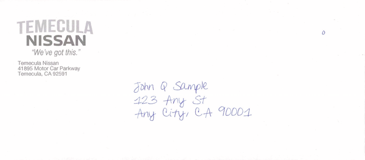 Direct Mail Envelope Samples — Direct Mail, Fulfillment Services ...