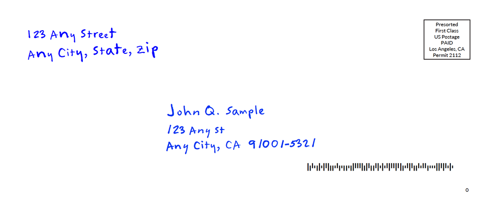 Variable Handwriting Font Mailing — Direct Mail, Fulfillment Services ...