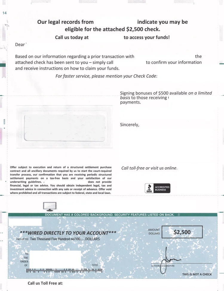 Check Snap Pack Mailers — Direct Mail, Fulfillment Services, Mailing List