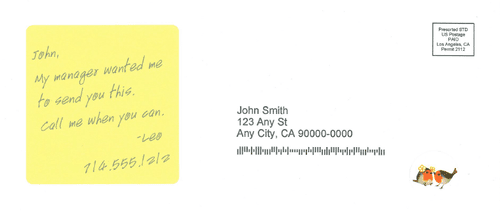 Direct Mail Envelope Samples — Direct Mail, Fulfillment Services ...