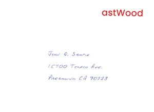 Pen Addressing Direct Mail Fonts and Samples — Direct Mail, Fulfillment ...