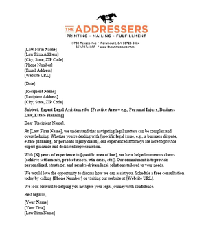 Marketing Letter Services — Direct Mail, Fulfillment Services, Mailing List