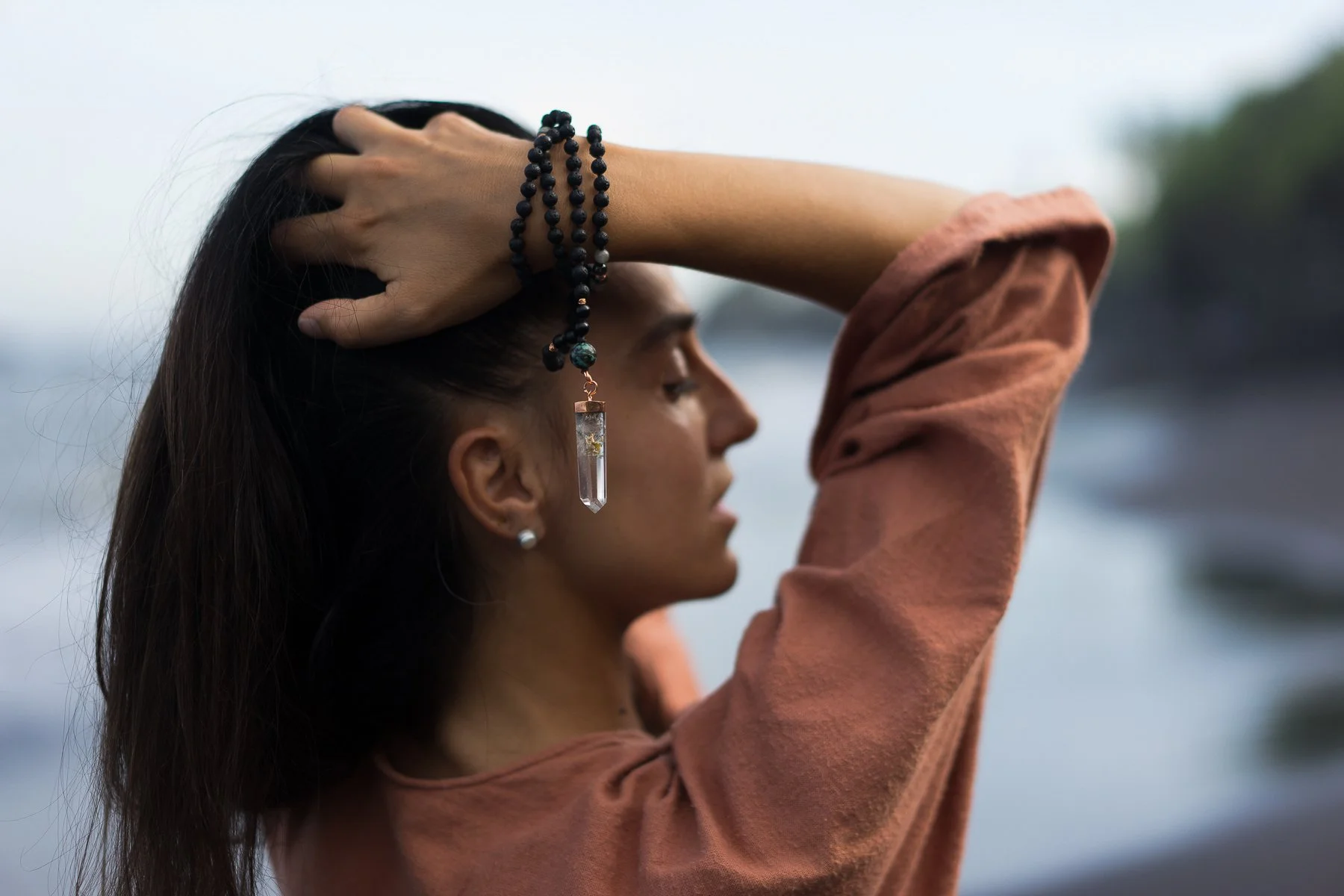 Wearing Mala Necklaces