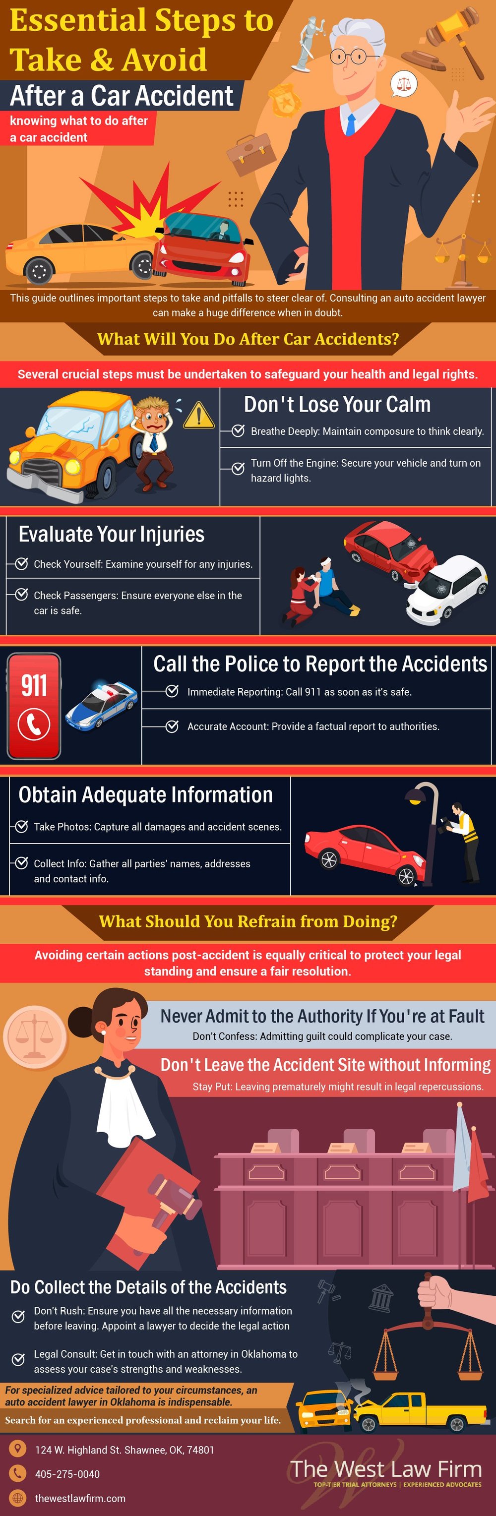 Essential Steps To Take And Avoid After A Car Accident