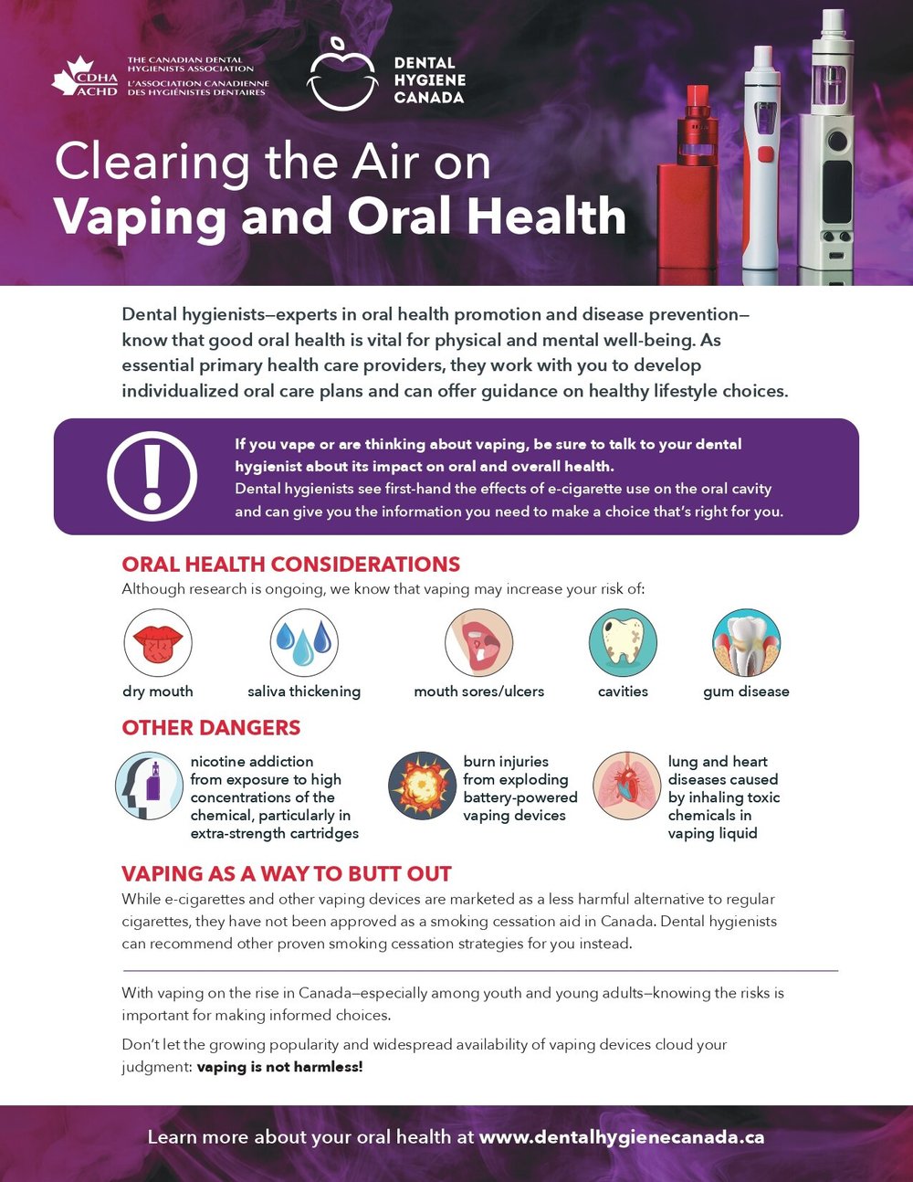 CLEARING THE AIR ON VAPING AND ORAL HEALTH — Miramichi Smiles