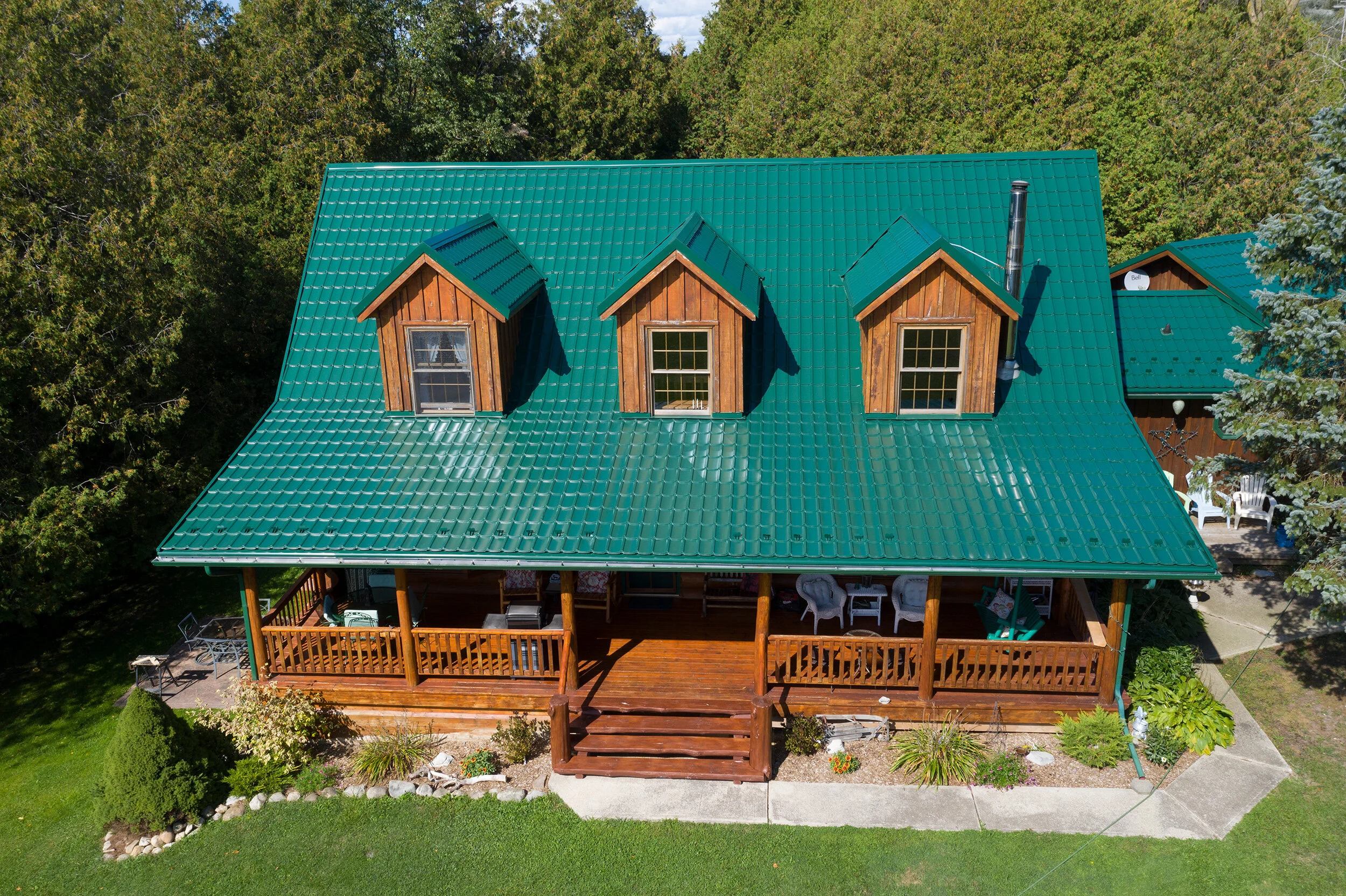 Jasper Log Siding — All Star Metals Inc. Quality steel roofing & siding..