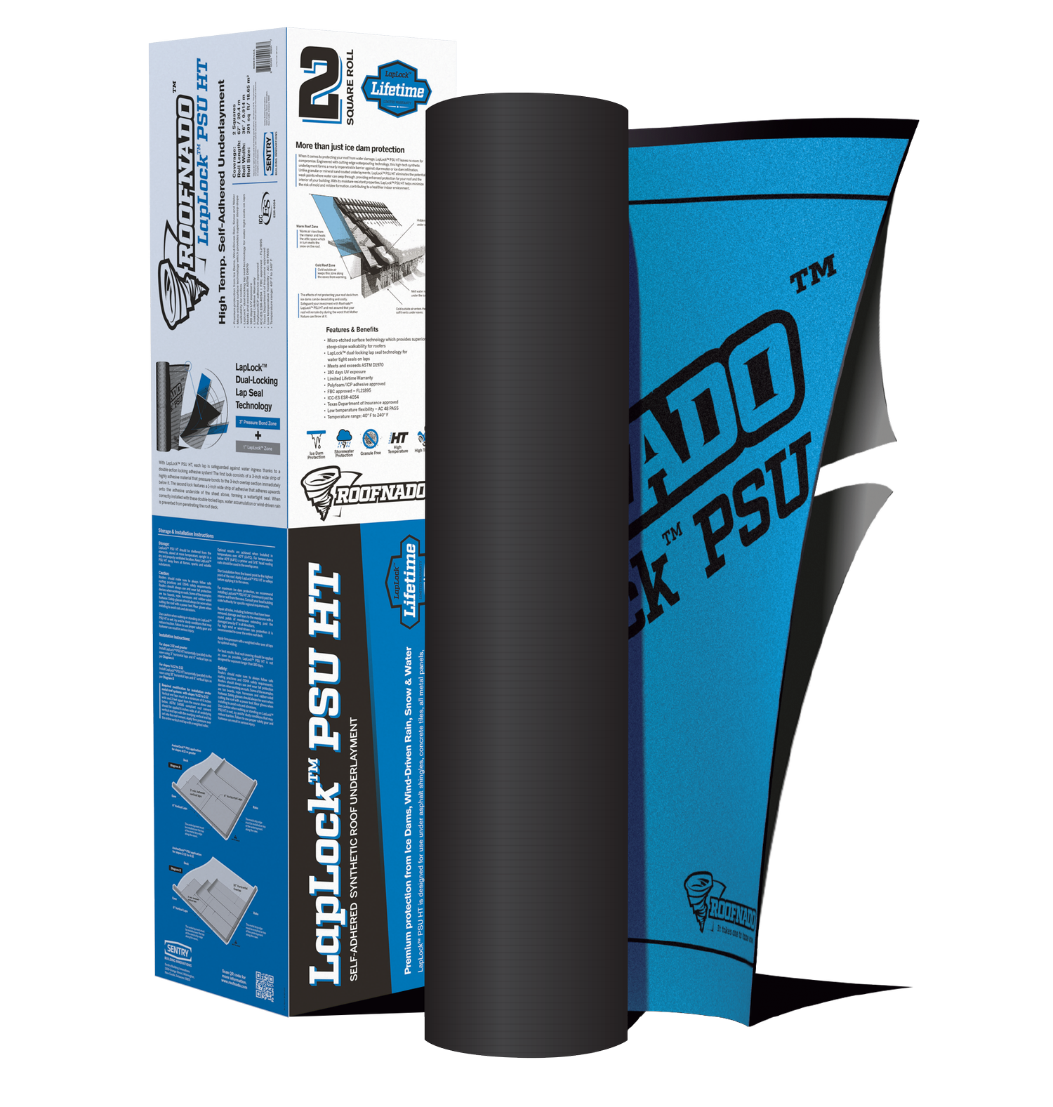 LapLock™ PSU HT | High-Temp Peel & Stick Roofing Underlayment — All ...