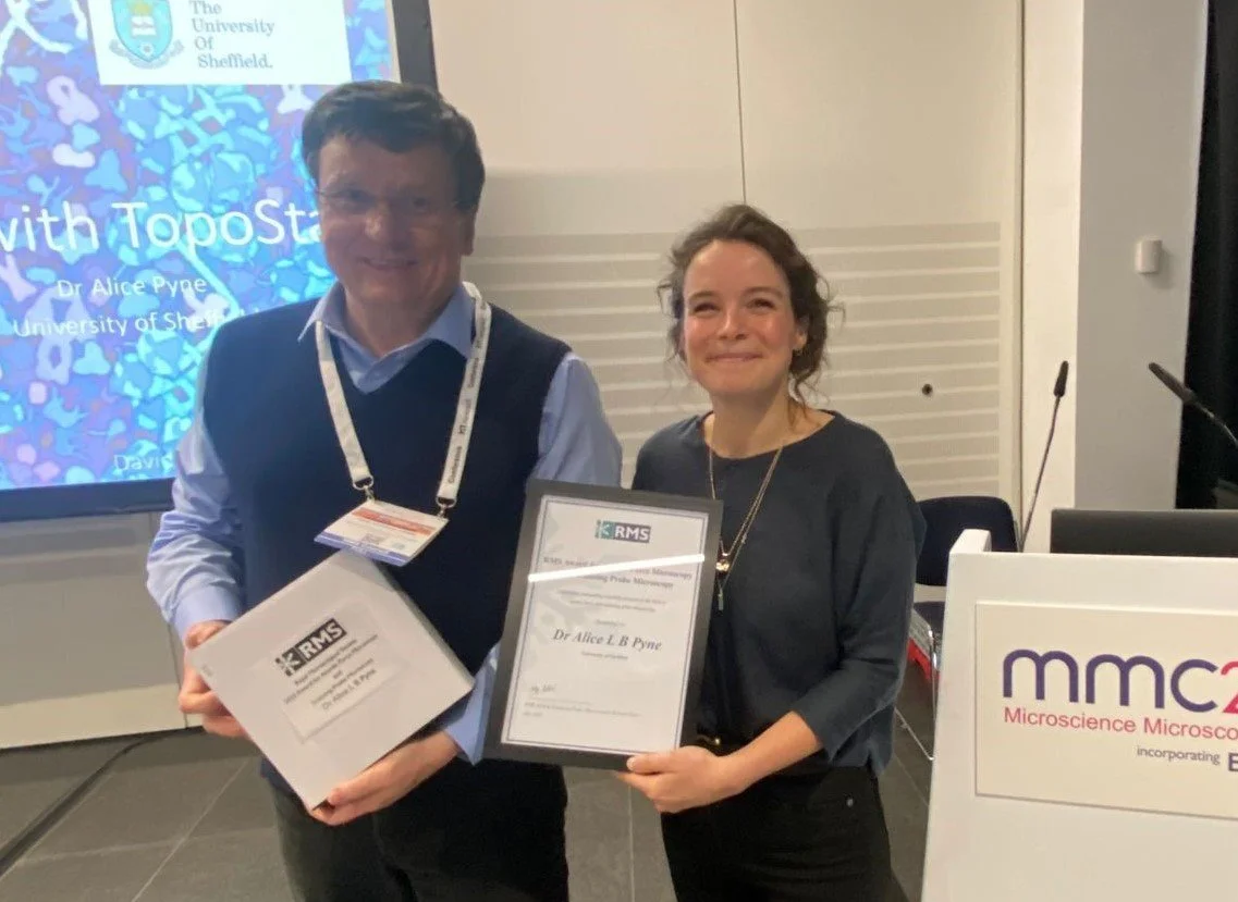 Alice Pyne wins the 2023 AFM and SPM award! — Single molecule ...