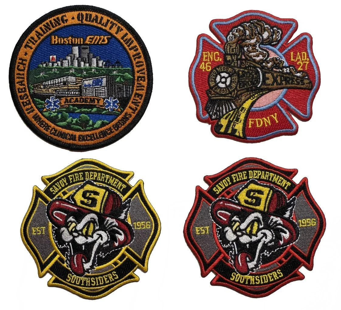 Custom Fire Department & EMS Patches | Huntzman Patch Design March 2026 ...