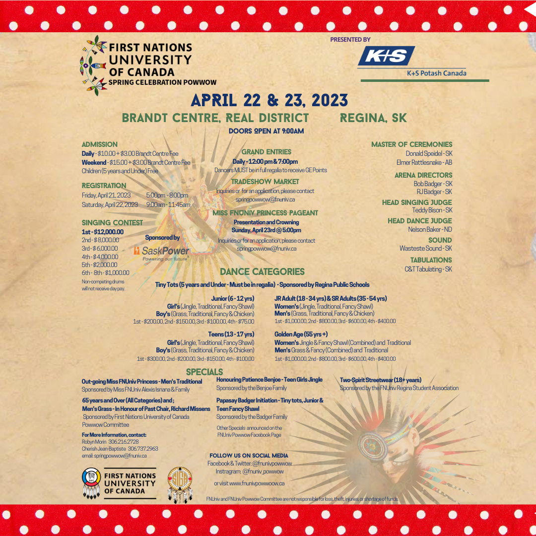 First Nations University of Canada Spring Celebration Powwow
