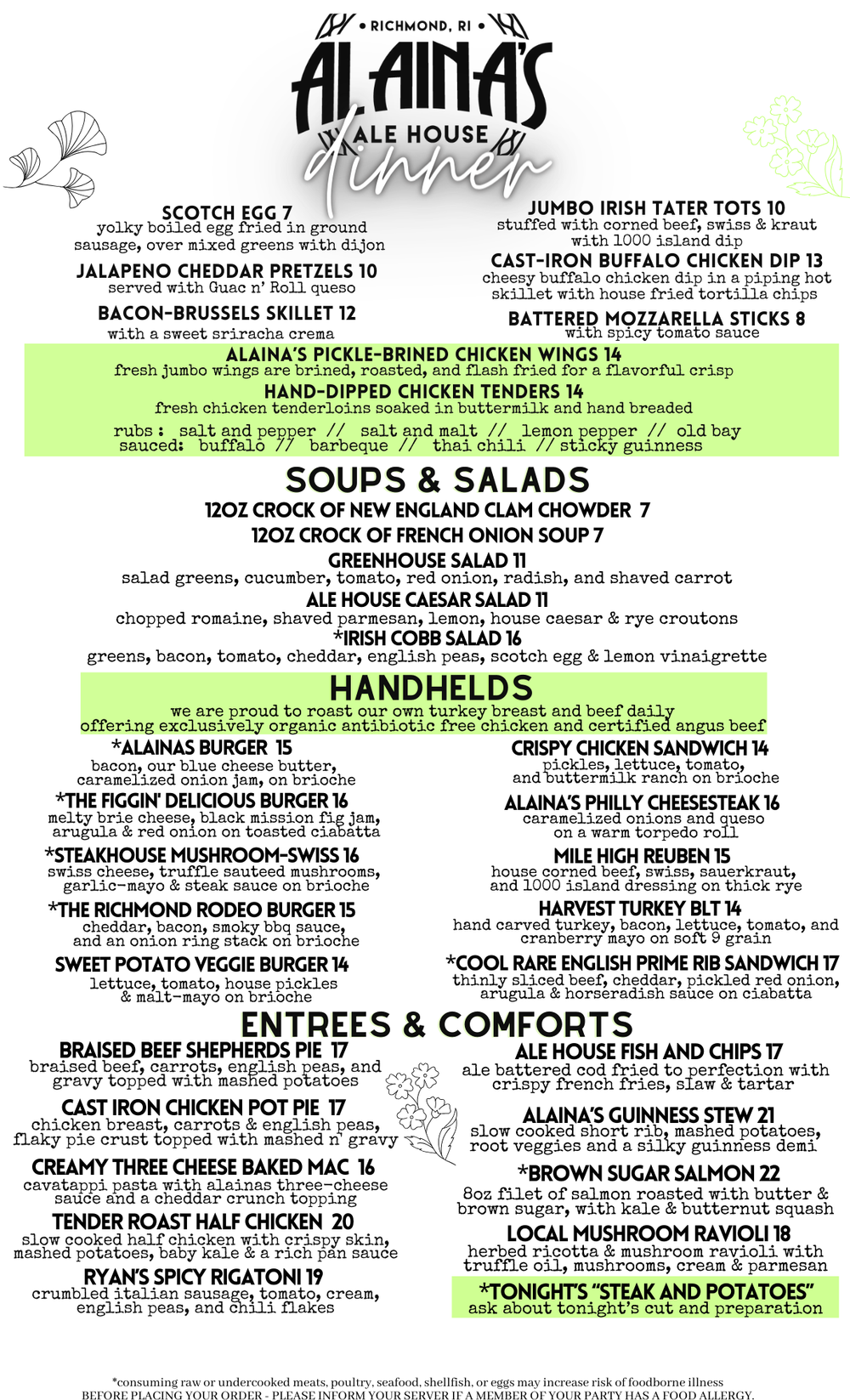 Alaina's Ale House - Richmond, Rhode Island