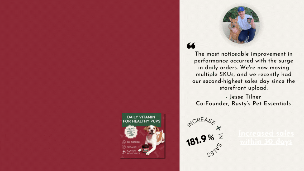 Case Study : Rusty’s Pet Essentials — Launch Ready Amazon Listings by Mindful Goods