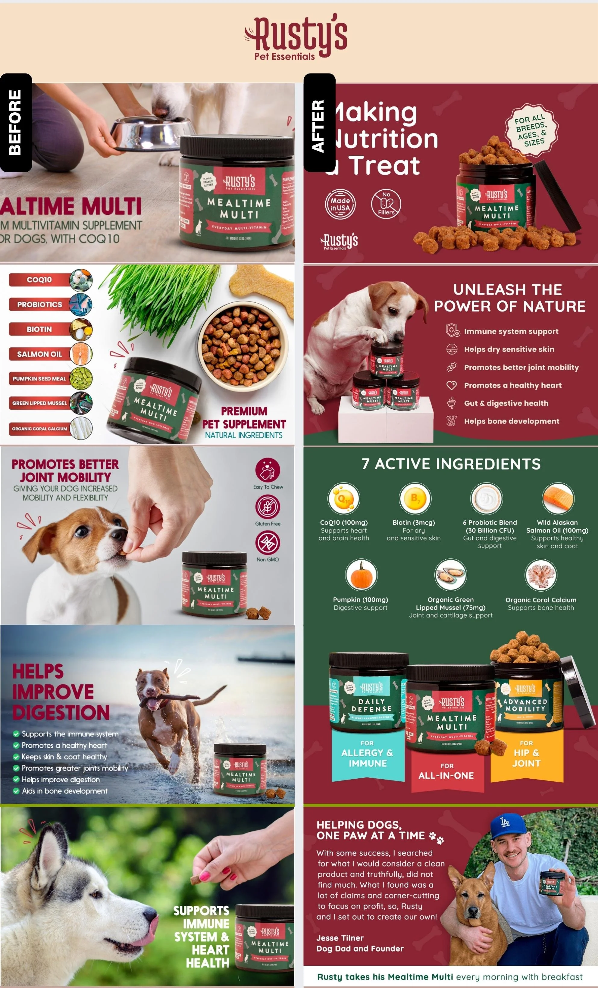 Case Study : Rusty’s Pet Essentials — Launch Ready Amazon Listings by Mindful Goods