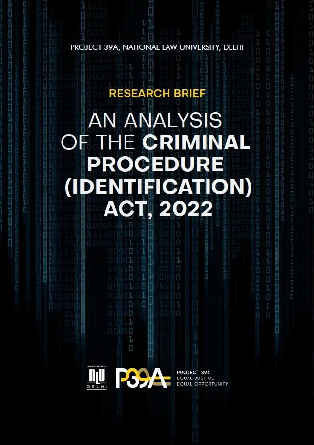 Project 39A — An Analysis Of The Criminal Procedure (Identification ...