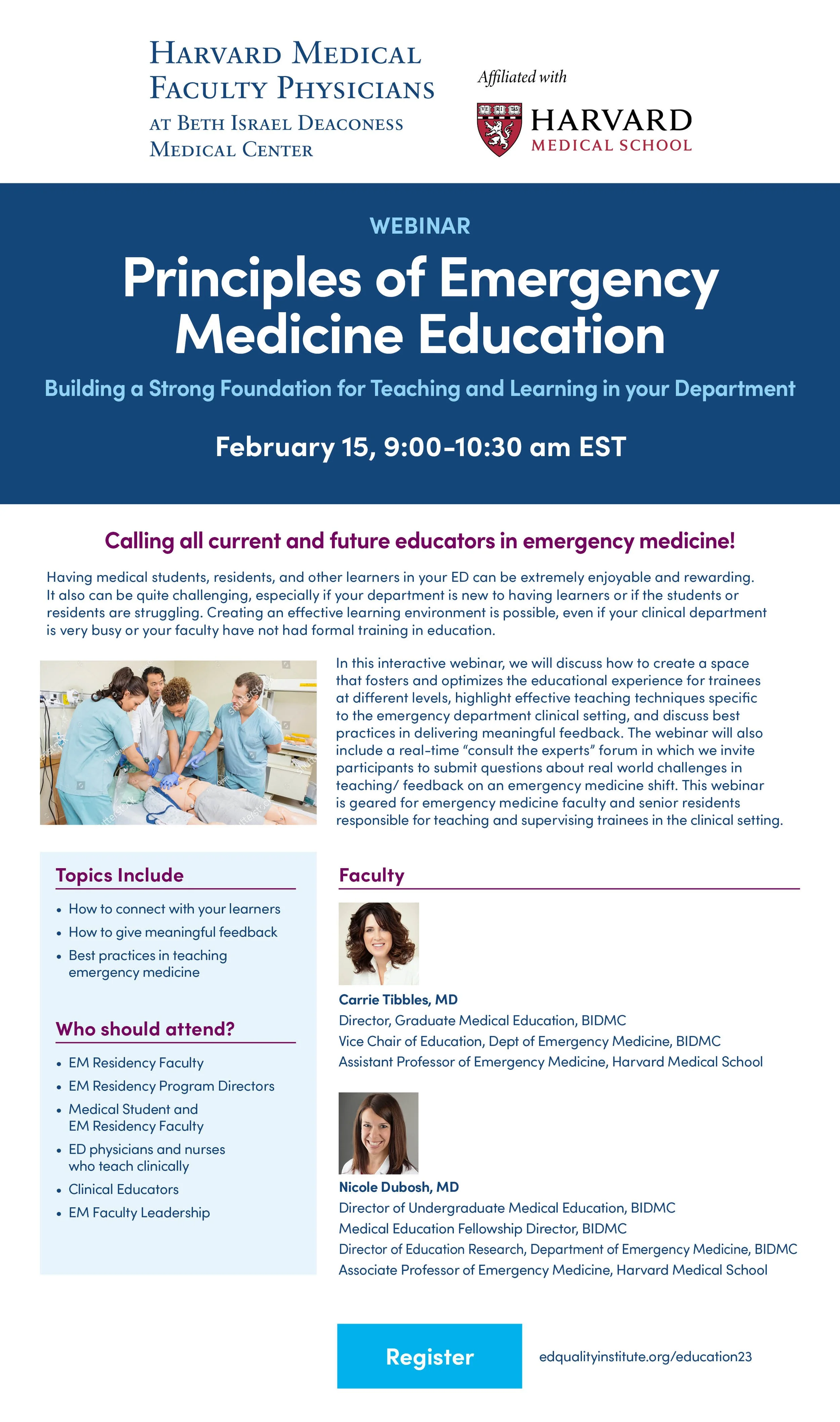 Monthly Emergency Medicine Webinar Series — The Institute for ED ...