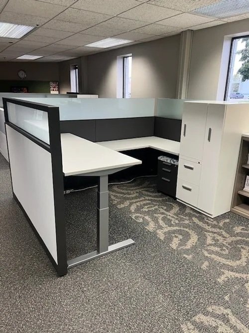 Steelcase Answer 6' x 8' Cubicles W/ Sit To Stand (80+ Available) — OEB ...