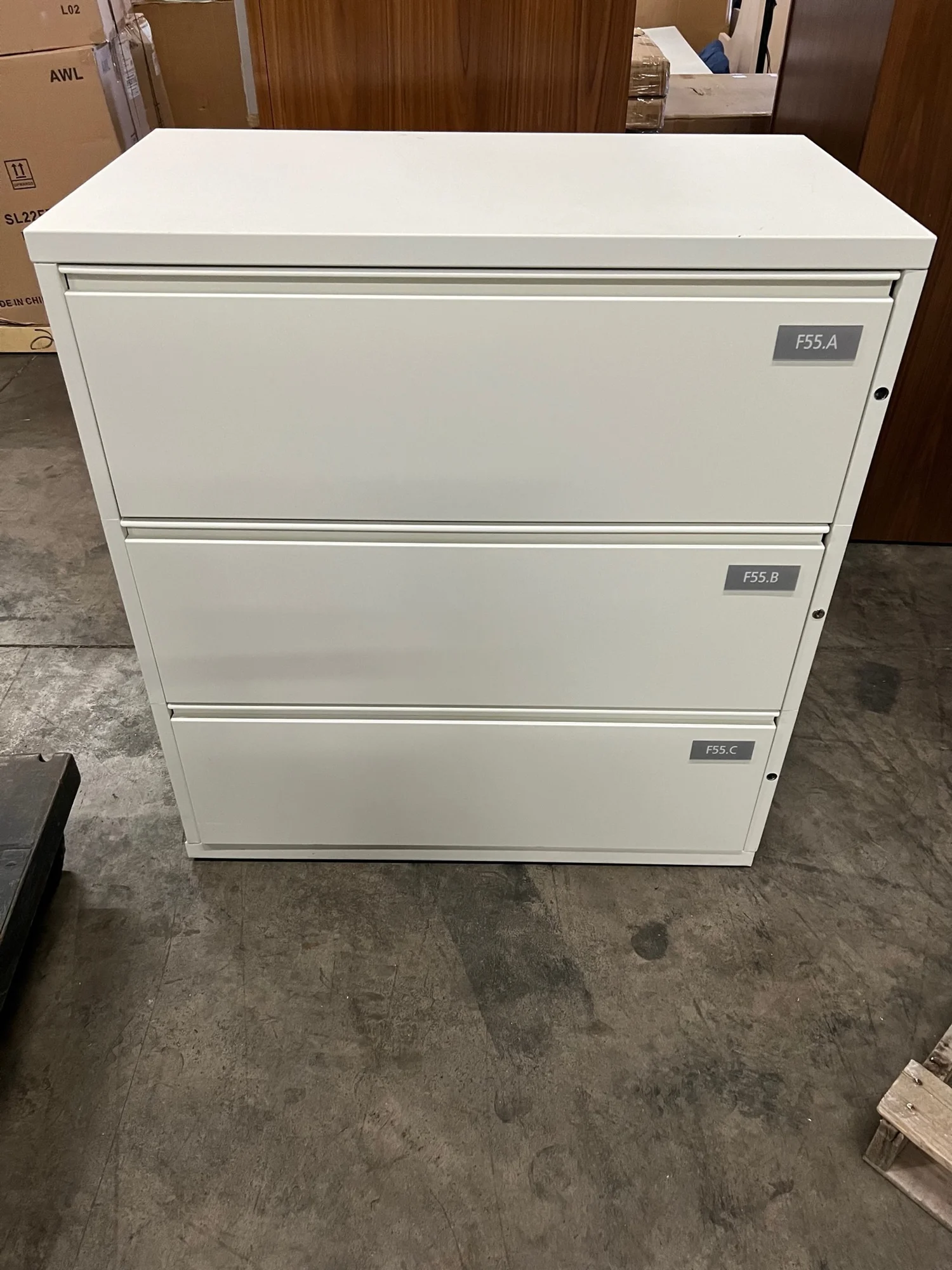 Herman Miller 3-Drawer Lateral Files W/ Keys — OEB | Used Office ...