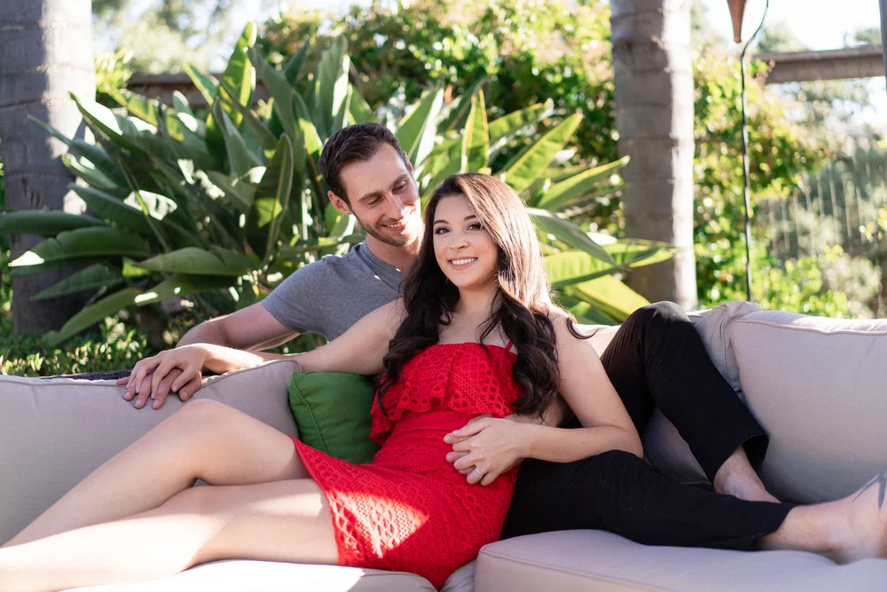 Fun and Romantic Summer Pool Engagement Session | San Jose, CA
