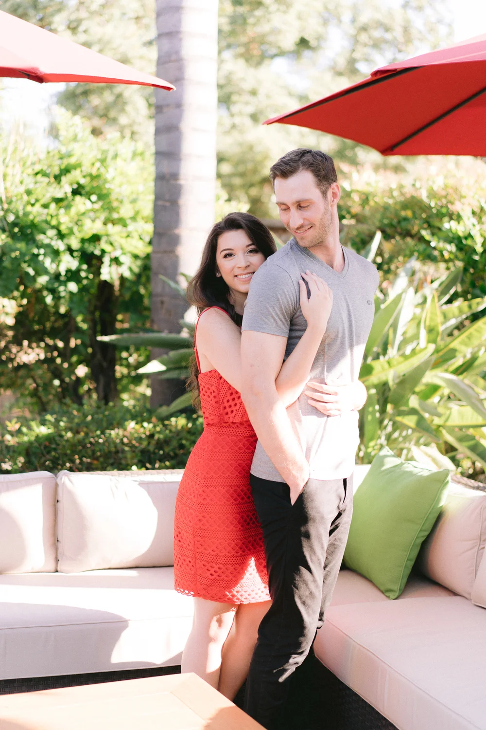 Fun and Romantic Summer Pool Engagement Session | San Jose, CA