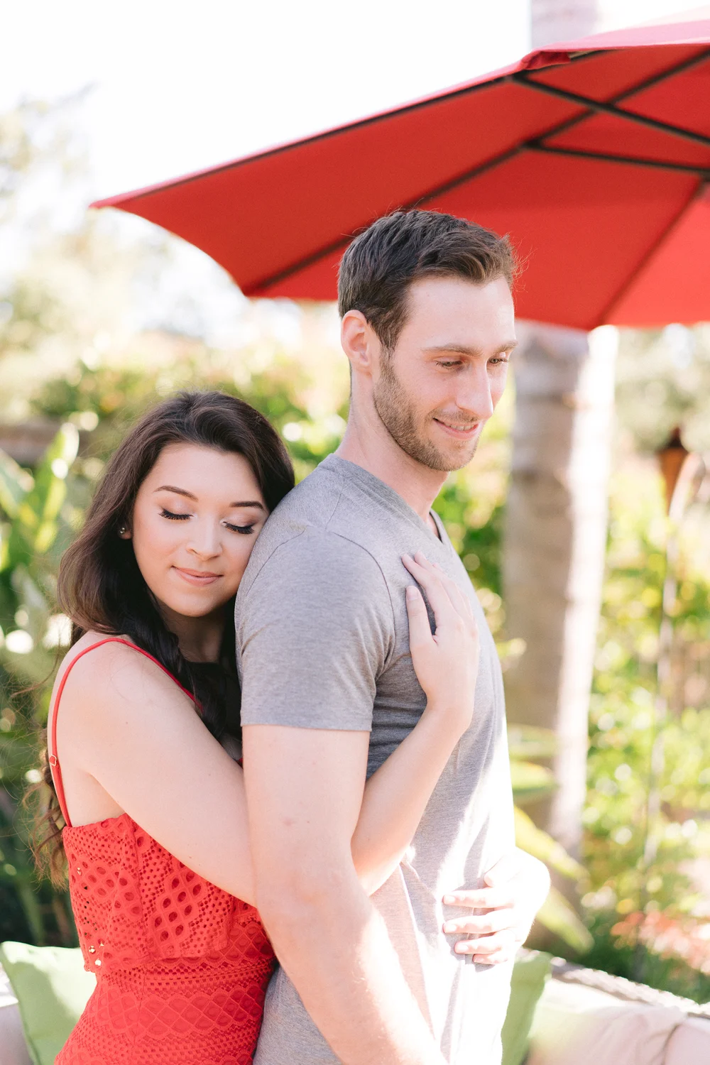Fun and Romantic Summer Pool Engagement Session | San Jose, CA