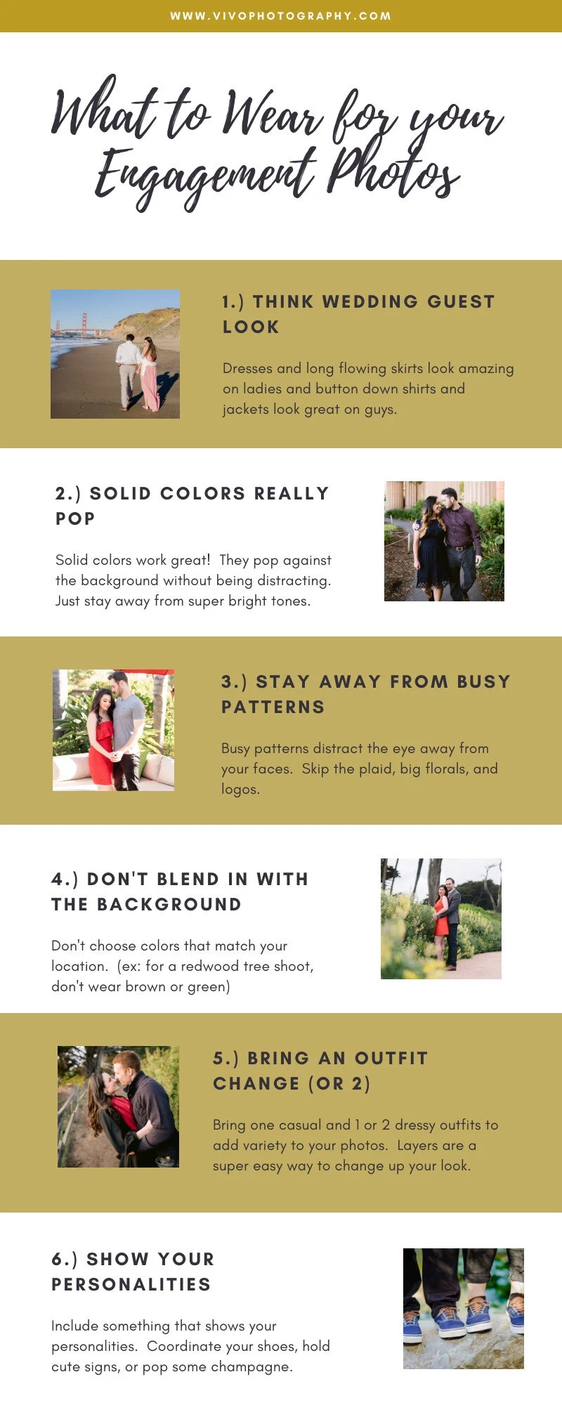 How to Prepare for your Bay Area Engagement Photos