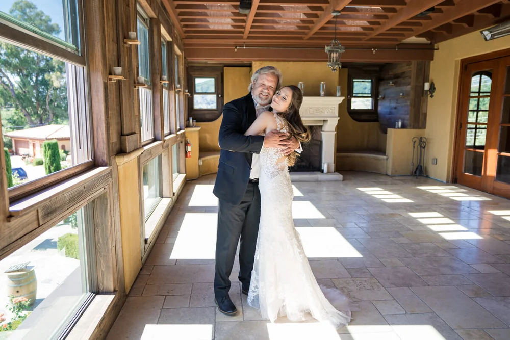 The First Look with Your Dad on Your Wedding Day