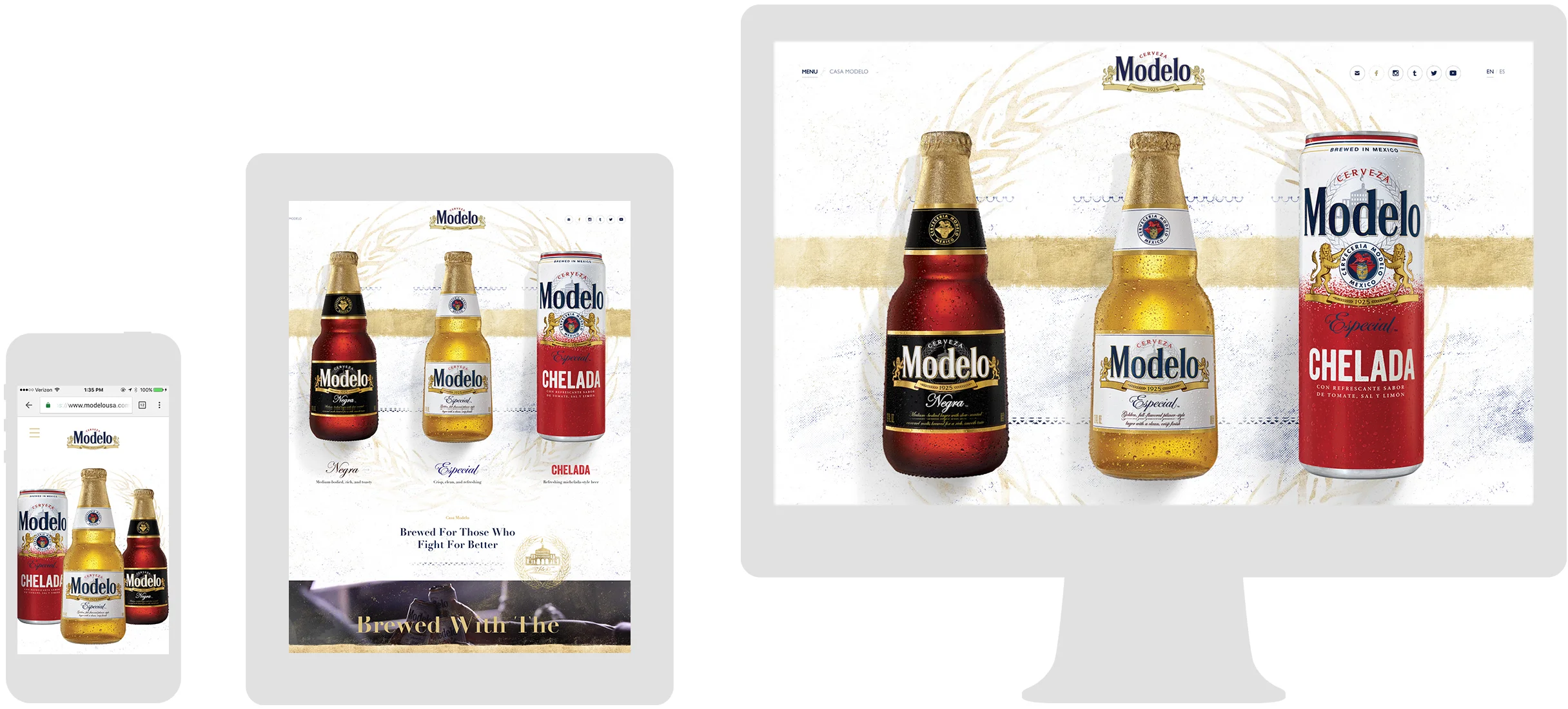 Modelo Brand Site — Amy Rumbarger