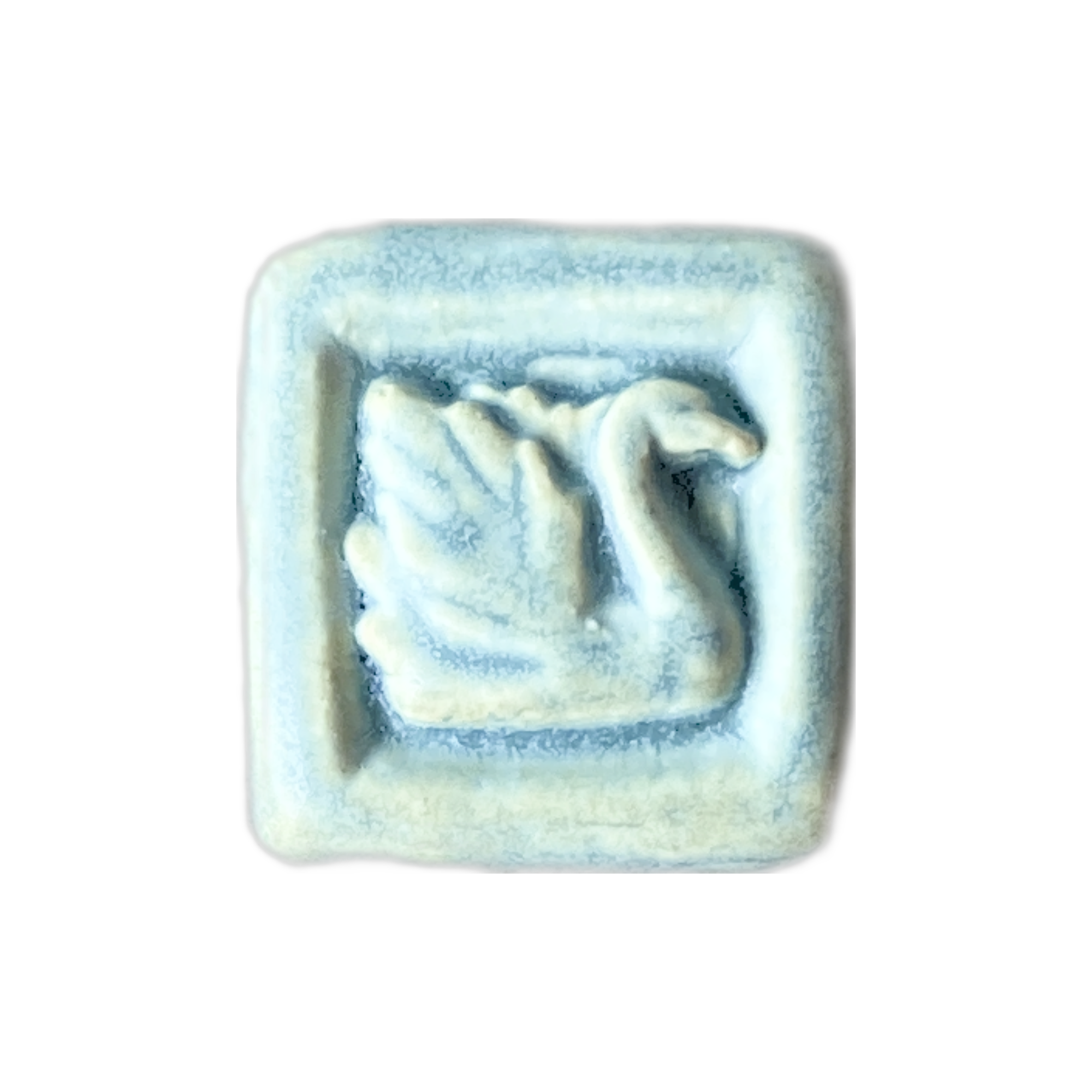 Swan Art Tile 1x1" — Whistling Frog Tile Company