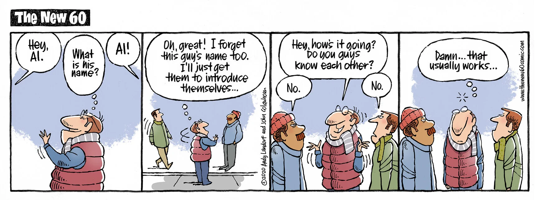 Please allow me to introduce myself 1/17/2020 — The New 60 Comic