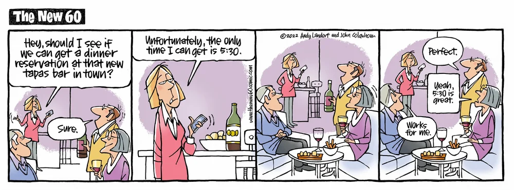 Early Reservation. — The New 60 Comic