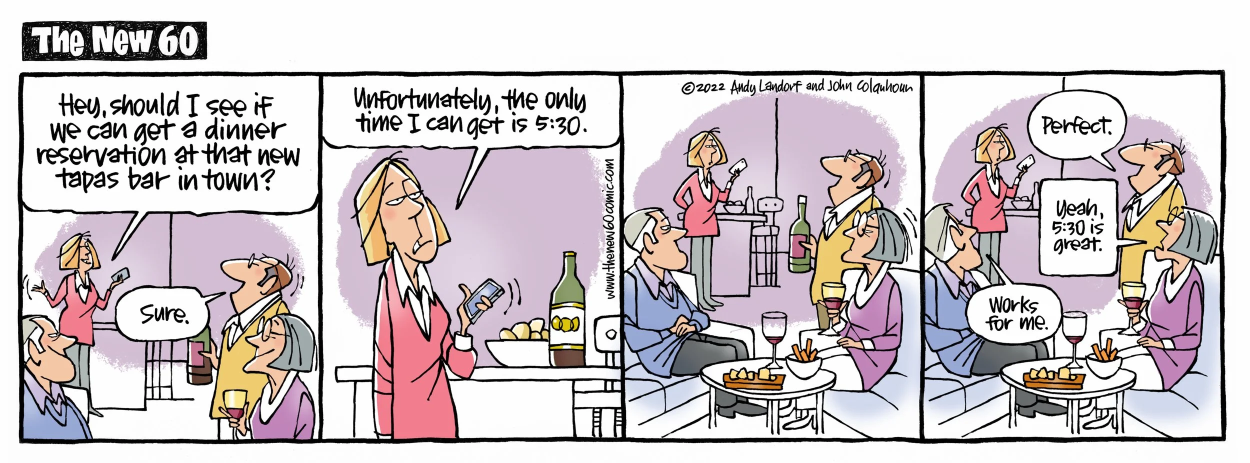 Early Reservation. — The New 60 Comic