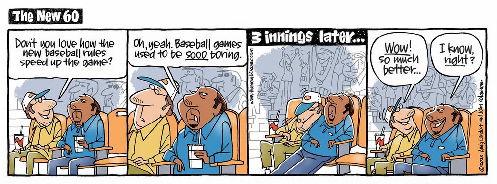 Baseball's New Rules — The New 60 Comic