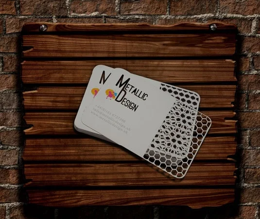 Get Metal Business Cards in UK | Siver & Gold Mirror Finish | Premium ...