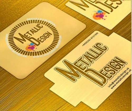 Get Metal Business Cards in UK | Siver & Gold Mirror Finish | Premium ...